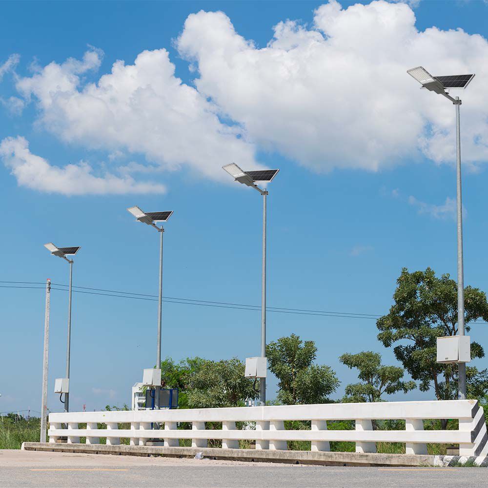 30W Solar LED Street Lamp, Battery: 60AH LiFePO4, Color: 4000K, VTAC ...